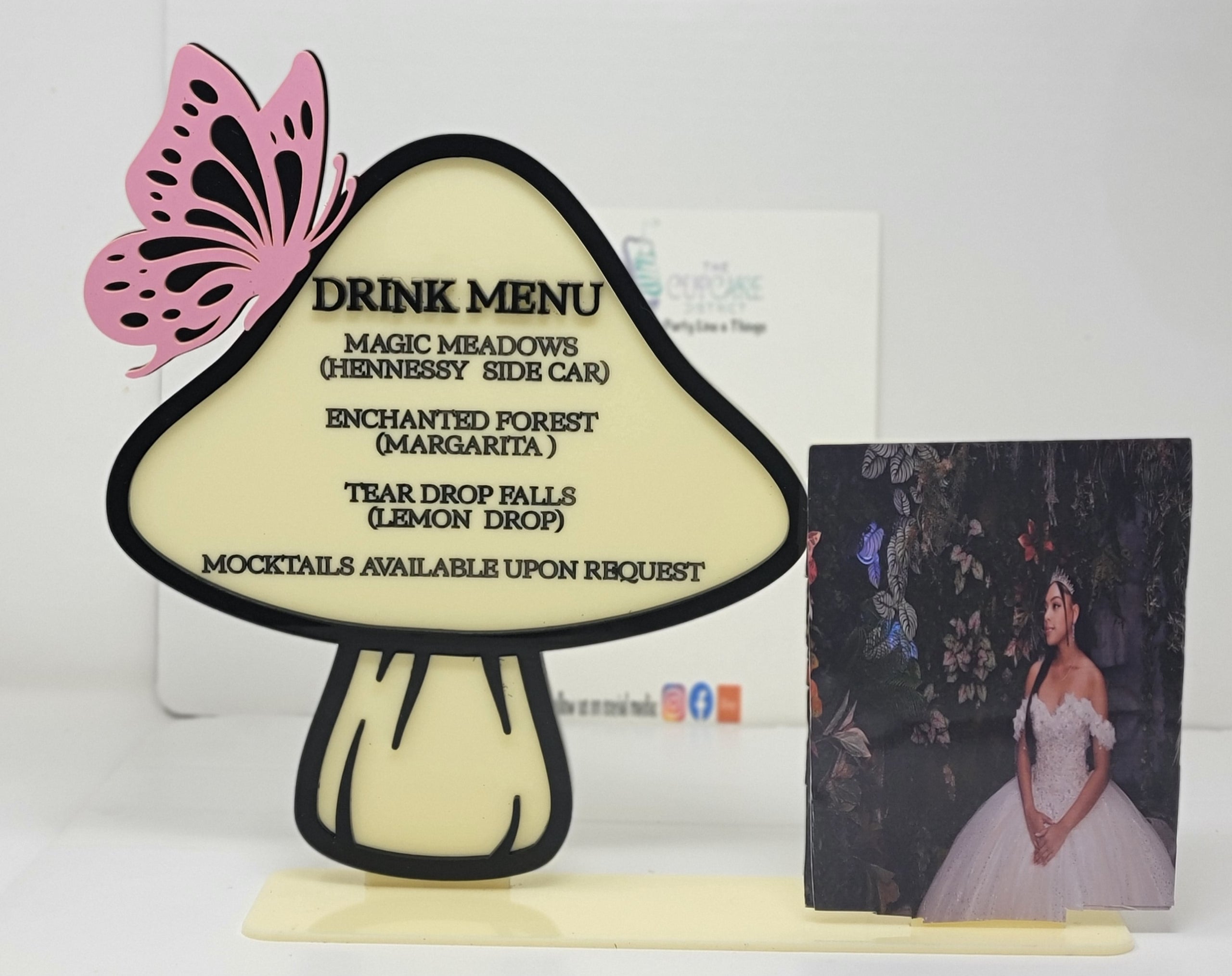 Enchanted Forest Menu | TCD Party Line and Acrylics